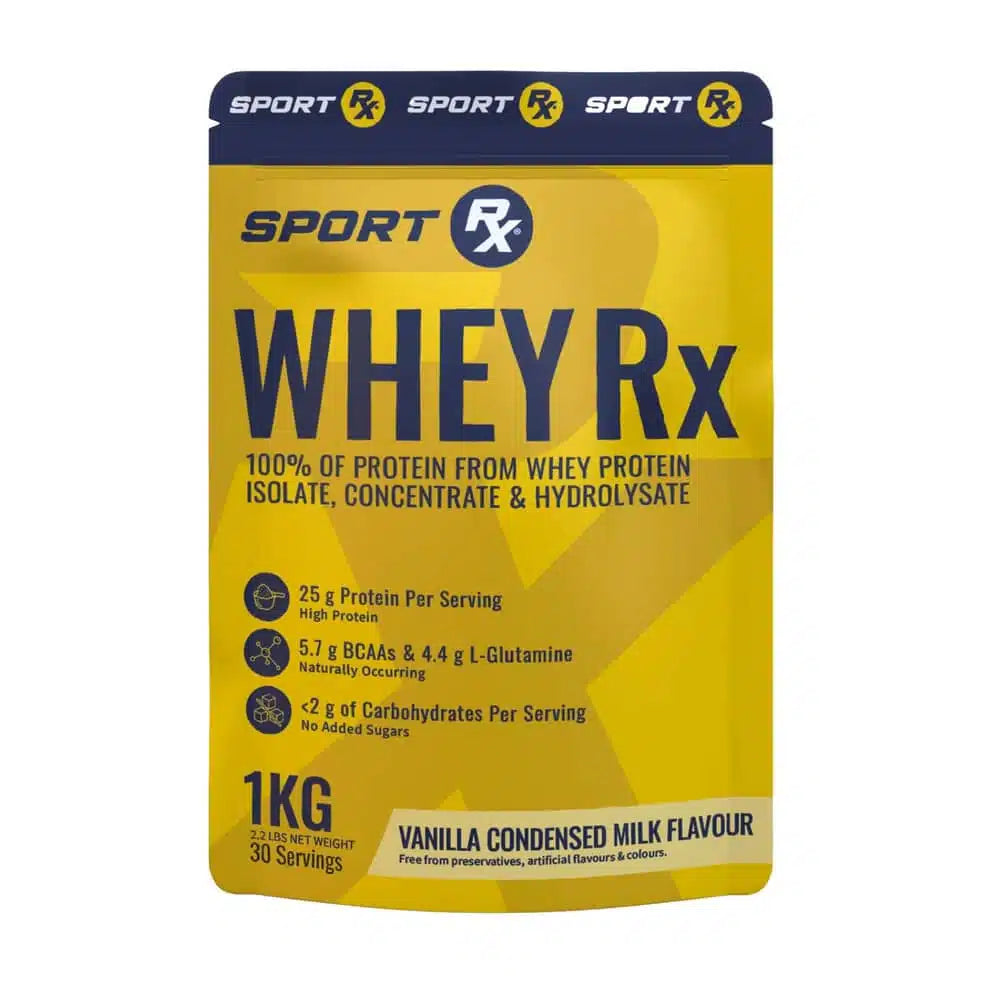 Whey protein vanilla condensed milk pouch 1kg– Natah Health Shop